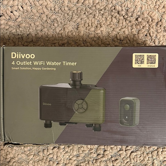 Diivoo | Other | Diivoo Wifi Water Timer 4 Outlets Smart ...